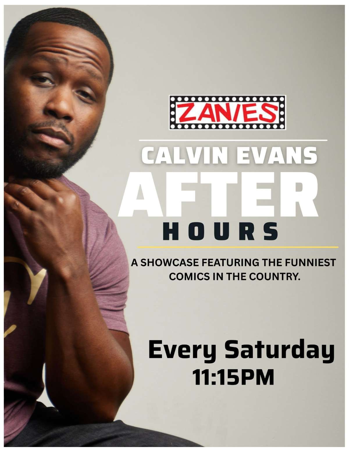 2026 After Hours with Calvin Evans | Zanies Chicago Comedy Club